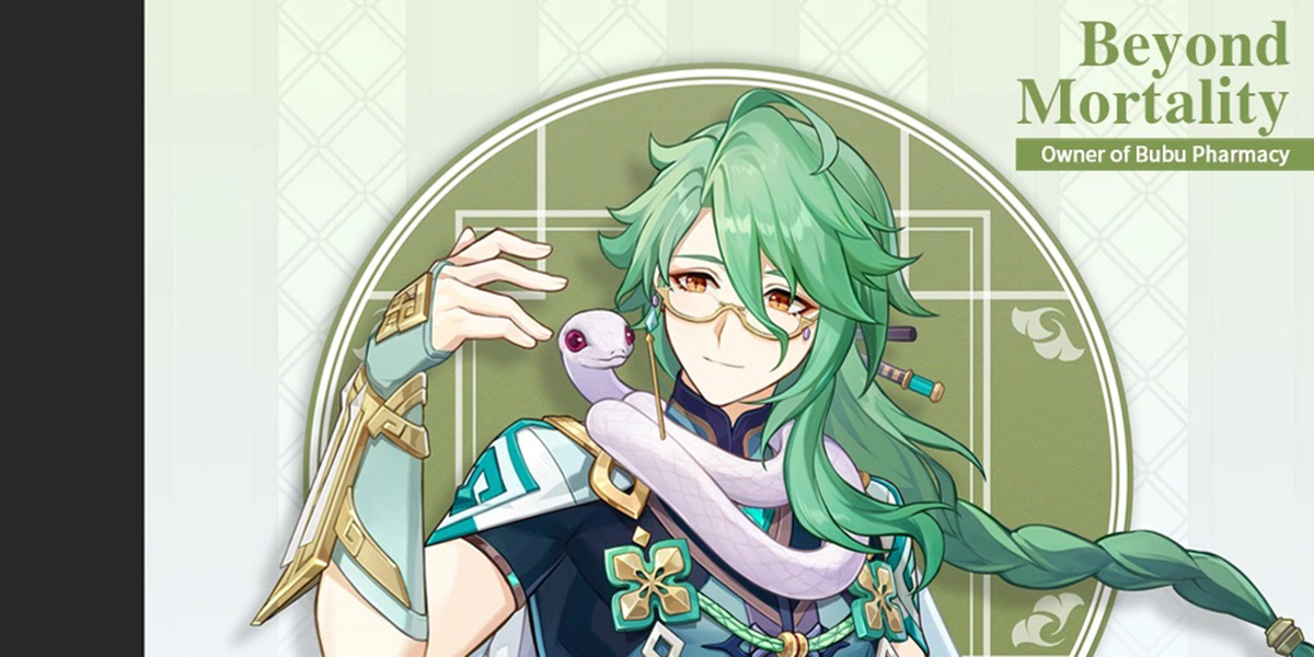 Build Terbaik Untuk Baizhu di Genshin Impact - Gimbot